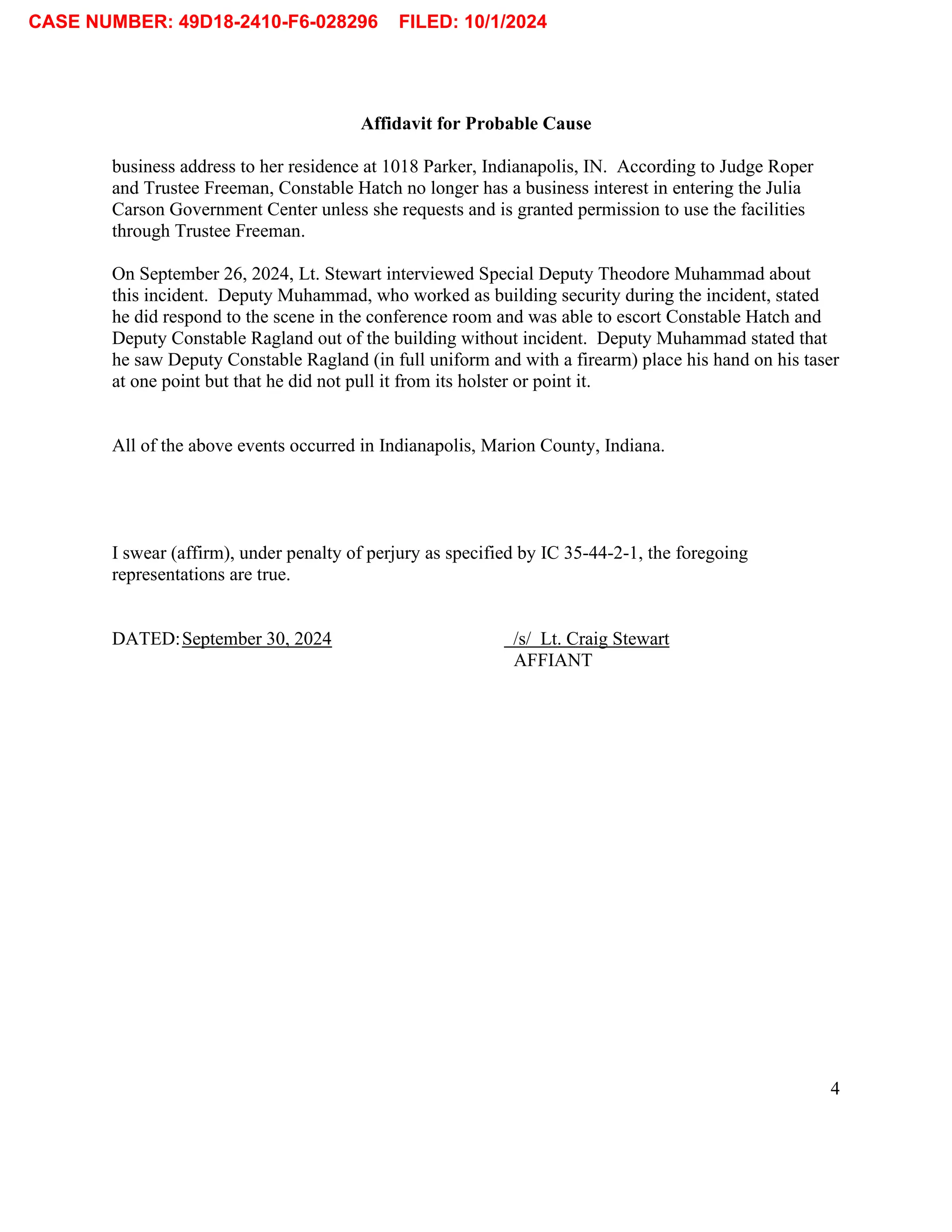 Denise Paul Hatch Probable Cause Affidavit.pdf