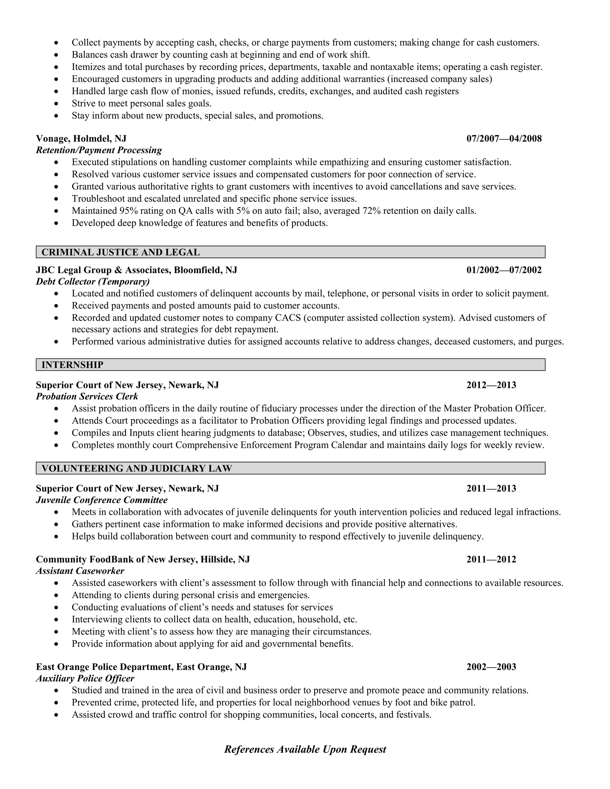 Denise's Original Pro Sequential Resume_052115 | PDF