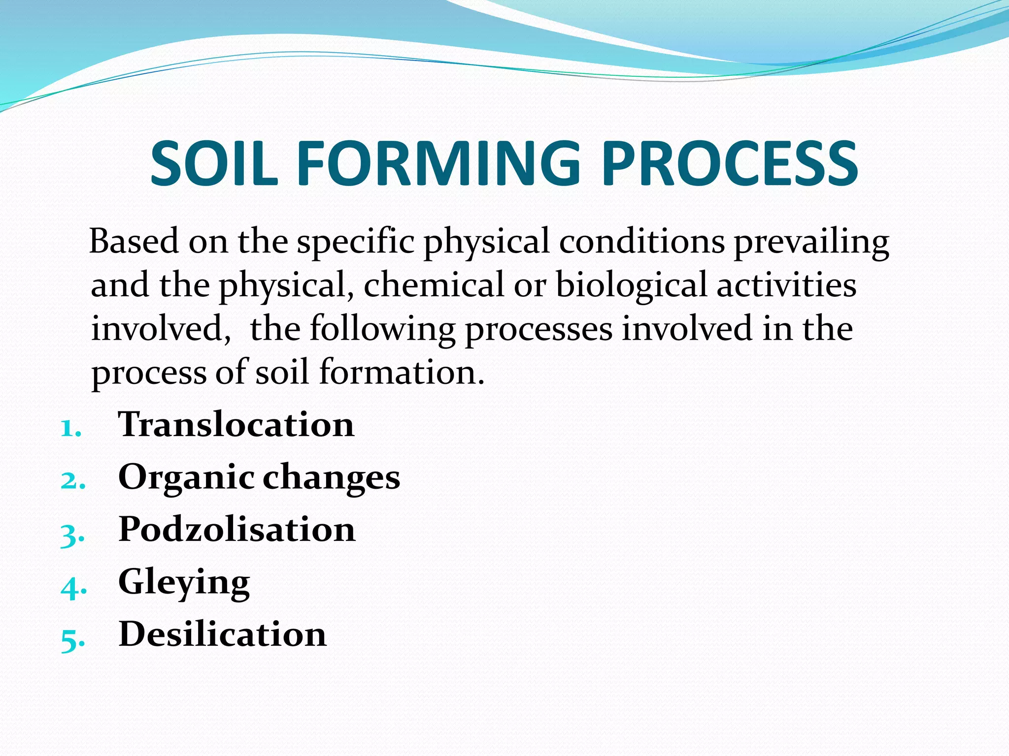 SOIL GENESIS & PROFILE | PPTX
