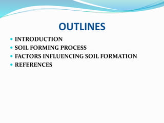 SOIL GENESIS & PROFILE | PPTX
