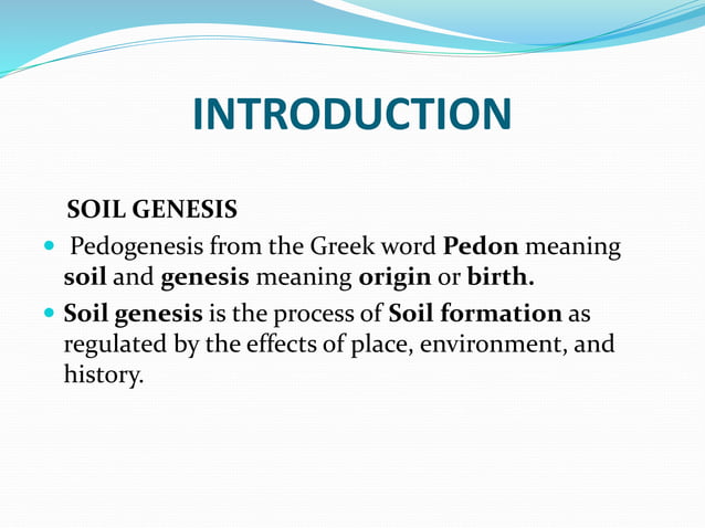 SOIL GENESIS & PROFILE | PPTX | Gardening | Home & Garden