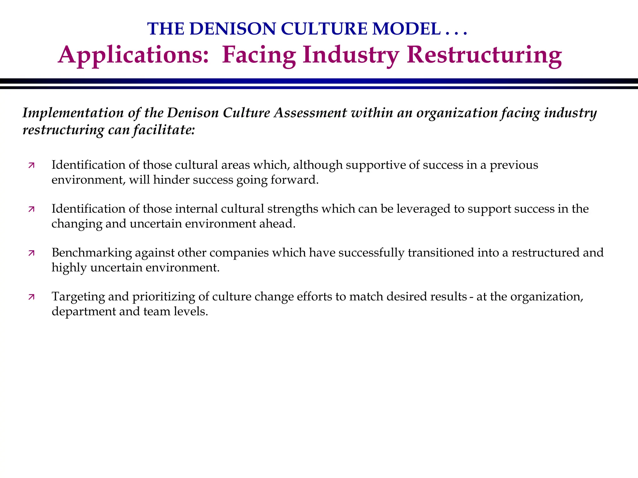 Denison Cultural Survey Overview For reference.ppt