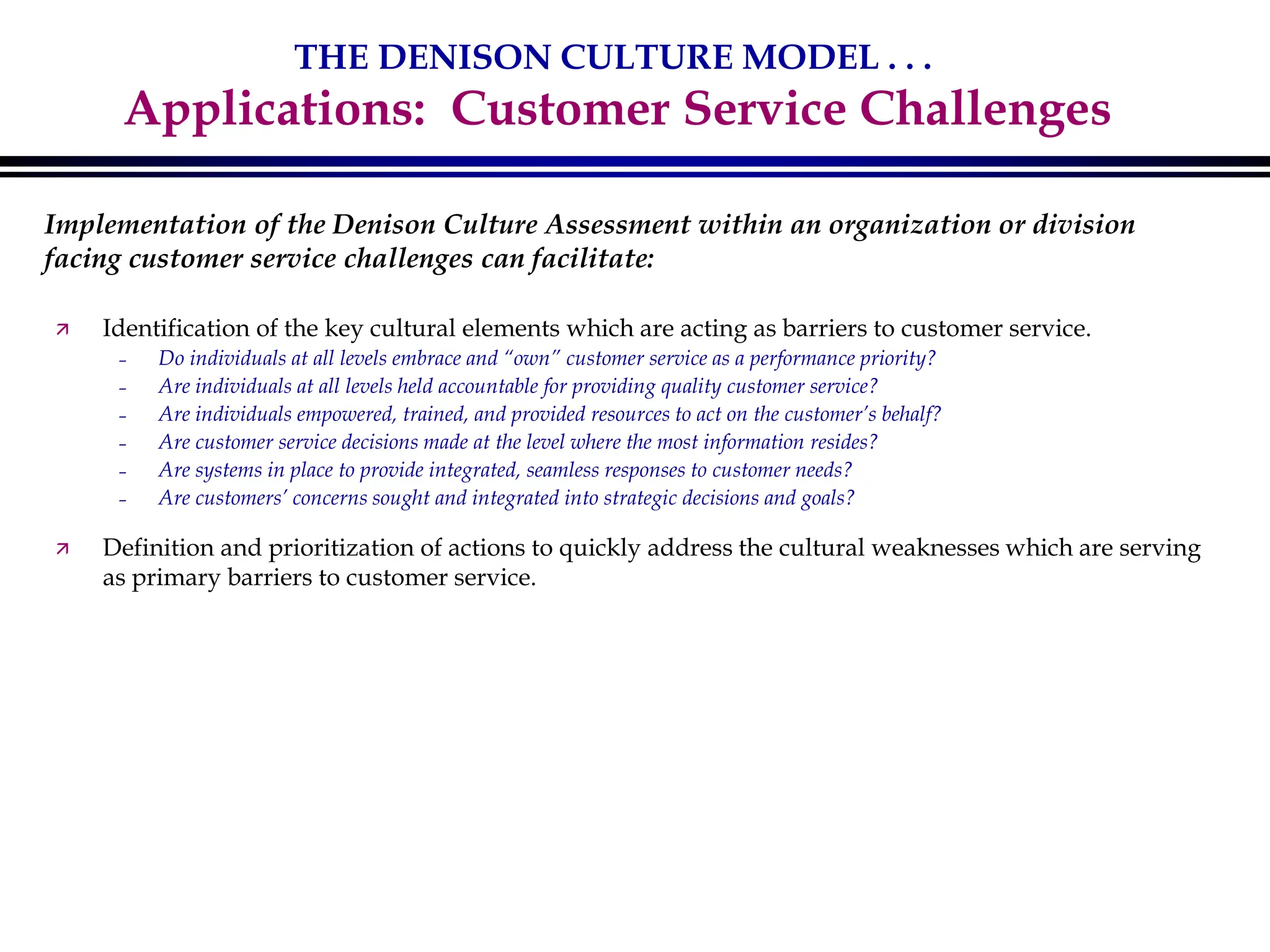 Denison Cultural Survey Overview For reference.ppt