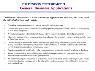 Denison Cultural Survey Overview For reference.ppt
