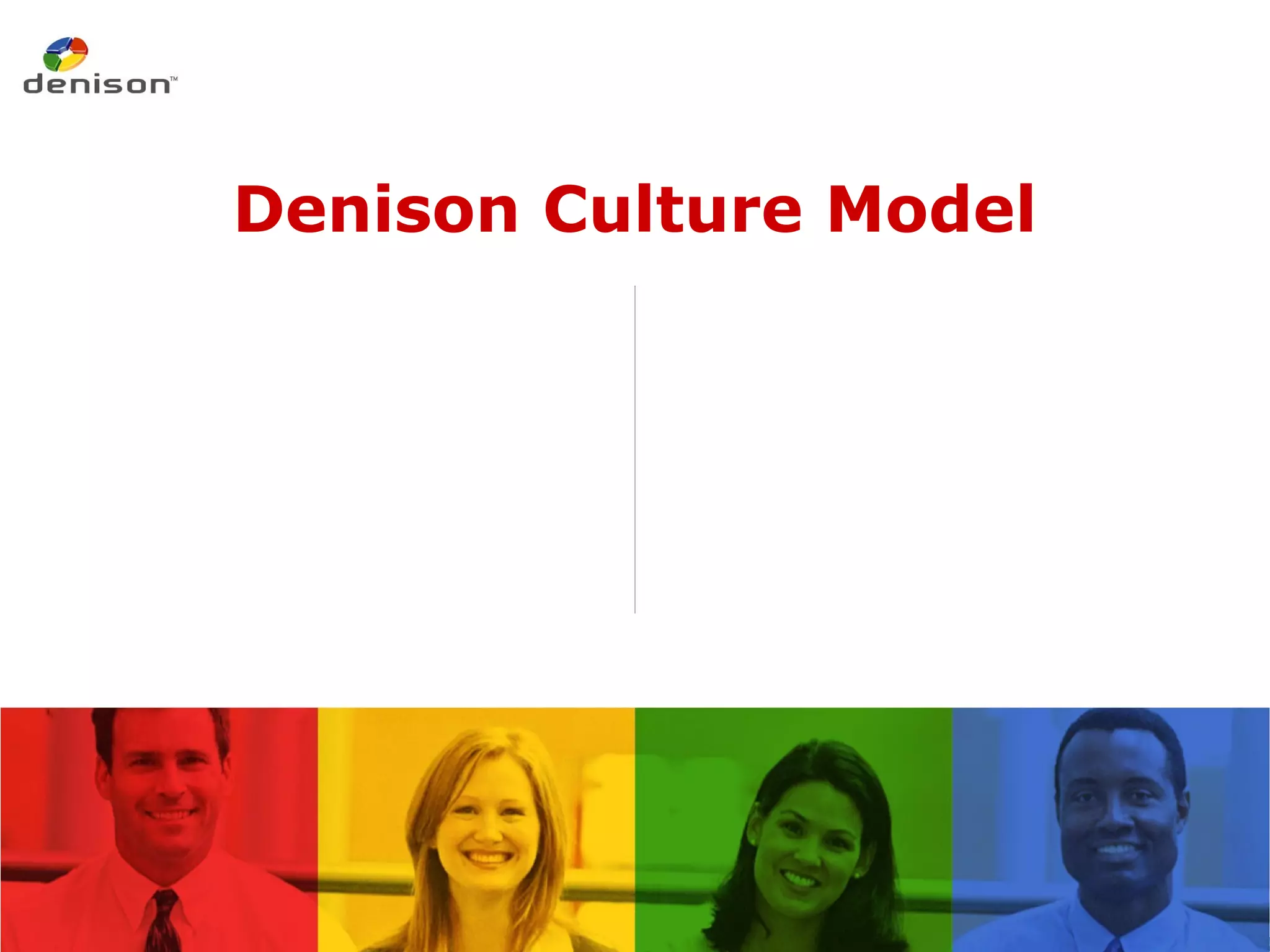 Denison Culture Model: Overview | PPT