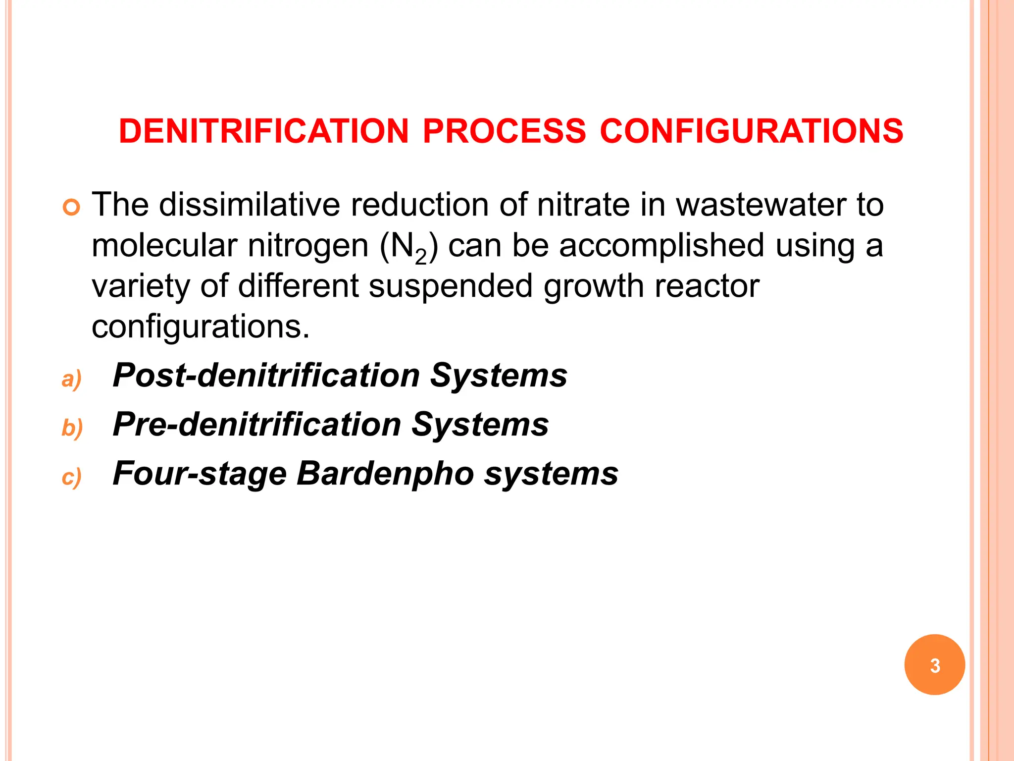 Denitrification process configurations.pptx