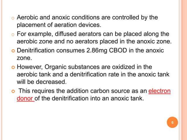 Denitrification process configurations.pptx | Chemistry | Science