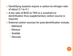 Denitrification process configurations.pptx