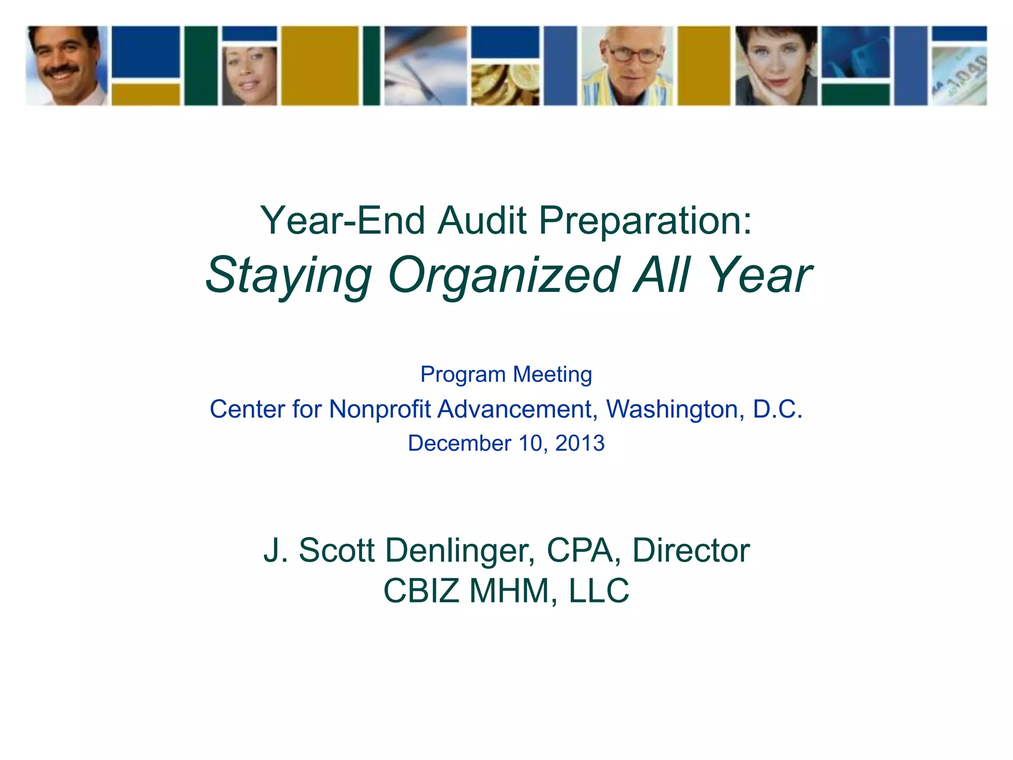 Year- End Audit Preparation | PPTX