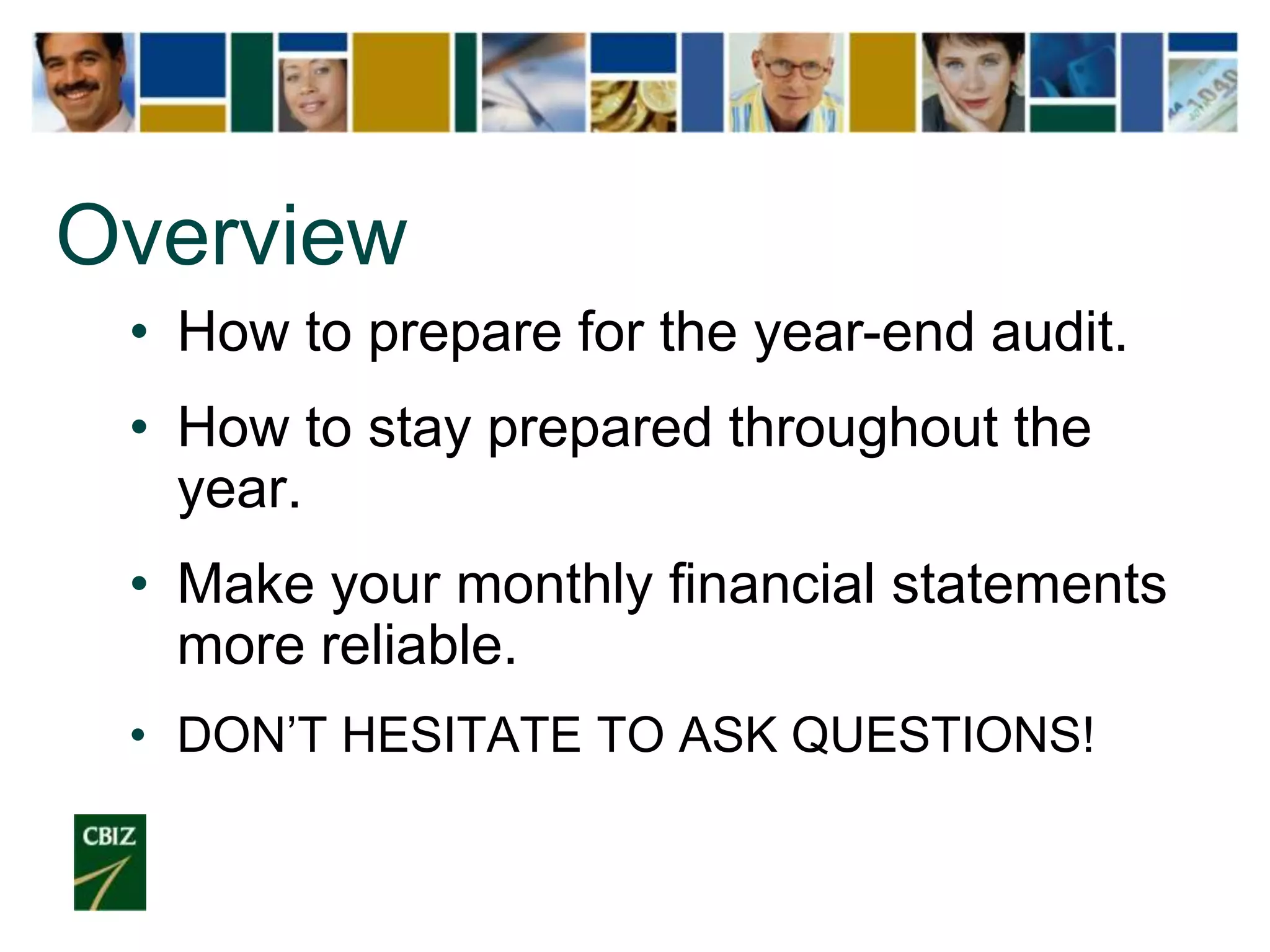 Year- End Audit Preparation | PPTX