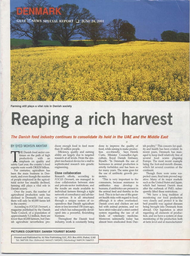 Denmark food trade | PDF