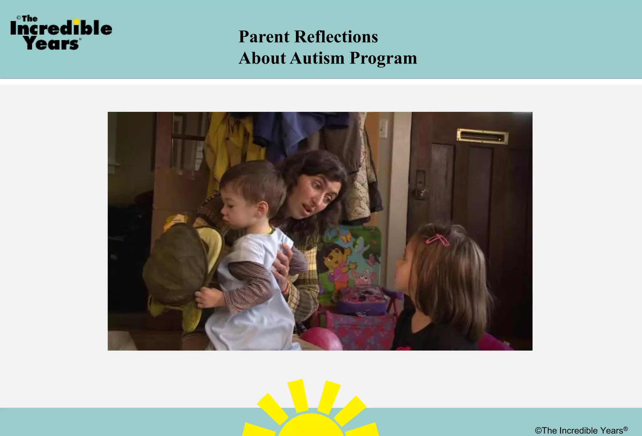 The Incredible Years® Autisme | PPTX | Special Needs Kids | Parenting