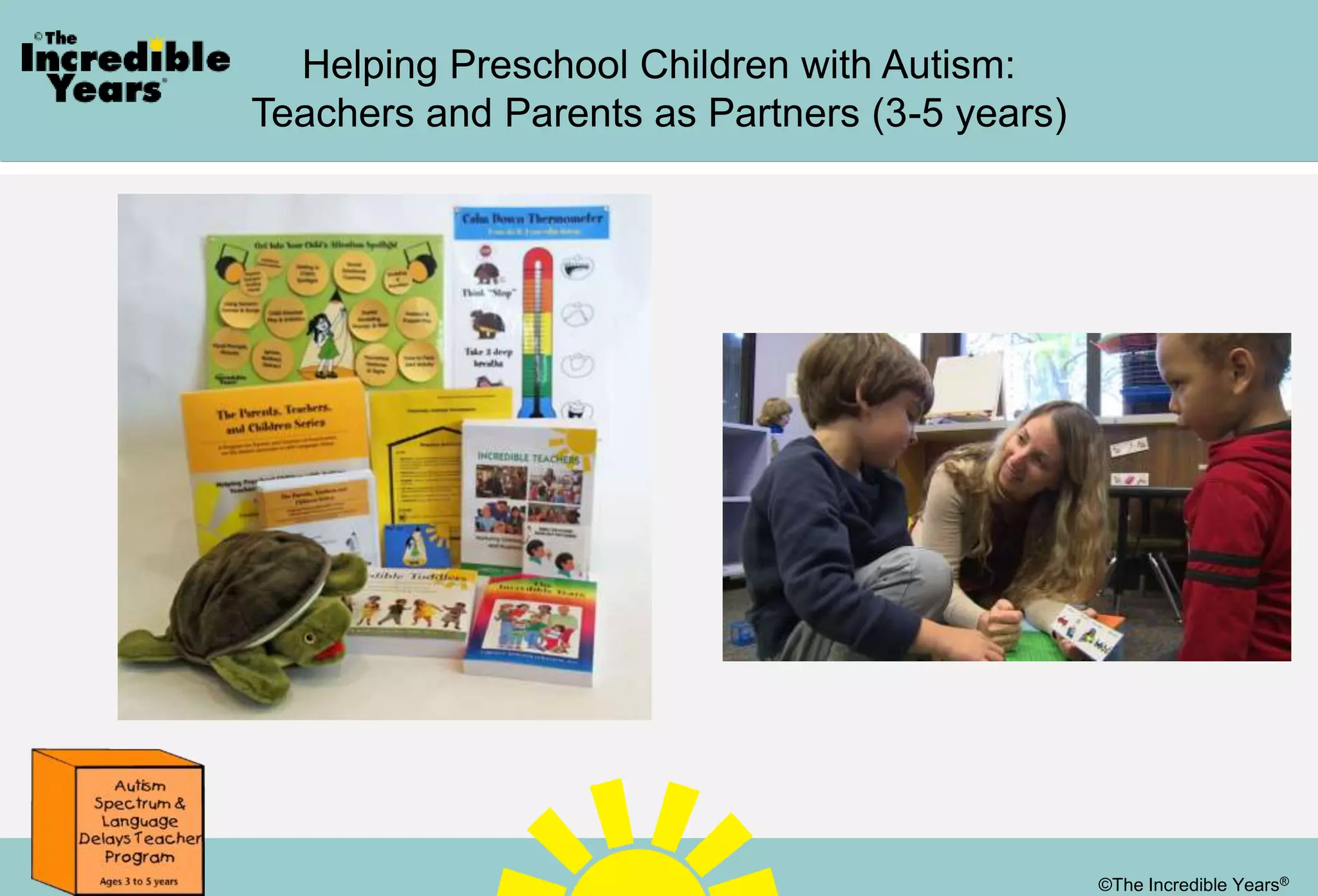 The Incredible Years® Autisme | PPTX | Special Needs Kids | Parenting