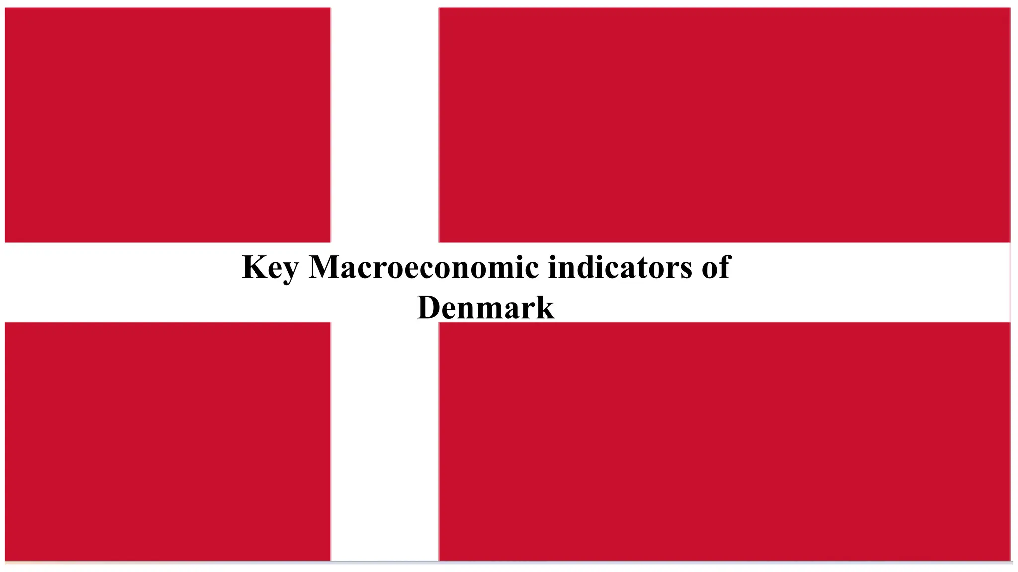 Denmark Economy with GDP, Export, Import, and CPI | PPTX