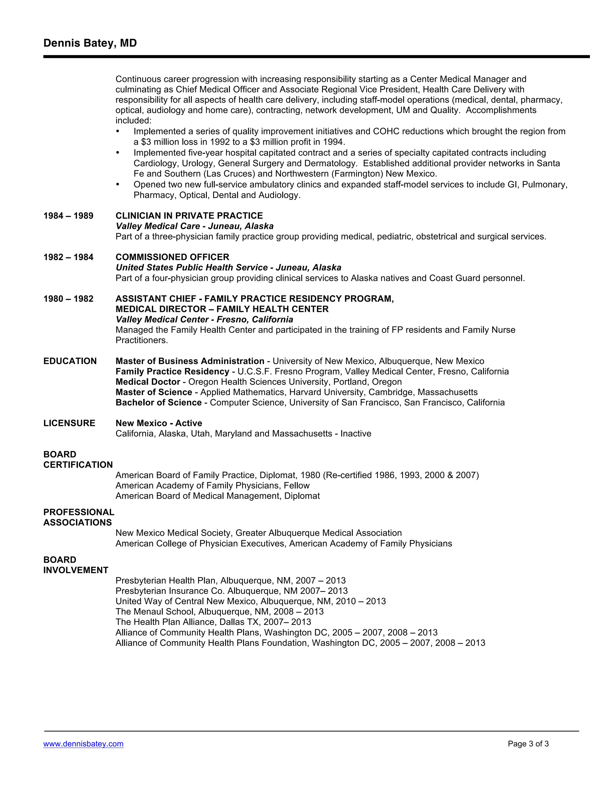 Dennis Batey, MD | PDF
