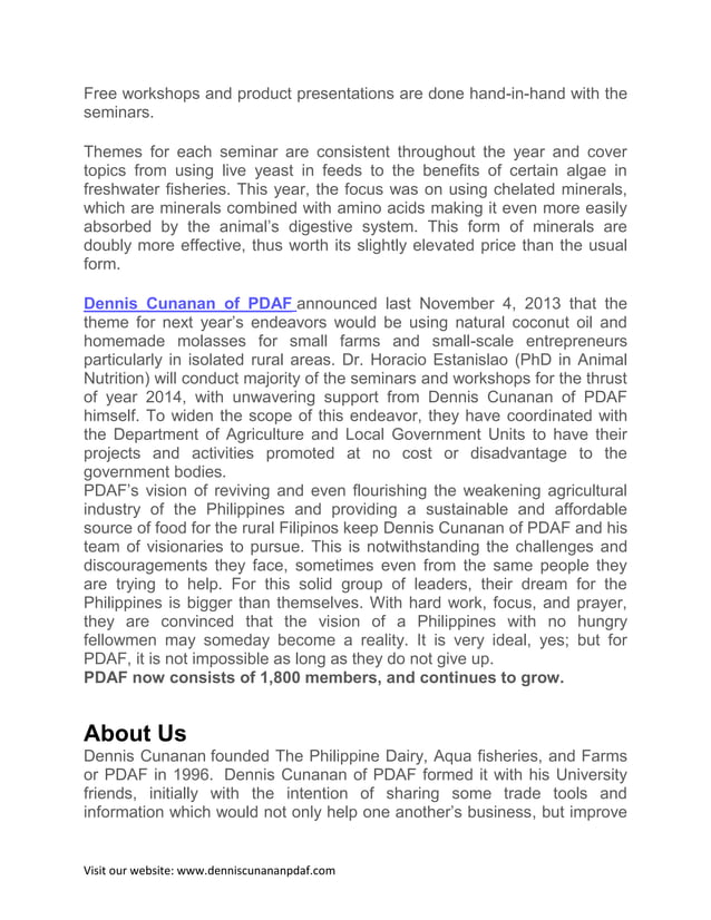 Dennis cunanan pdaf | PDF