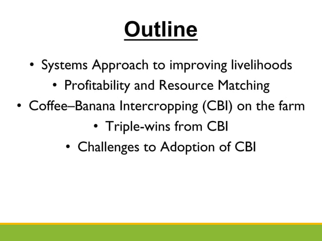 Coffee Banana Intercropping: An Intimate Relationship with Triple Wins ...