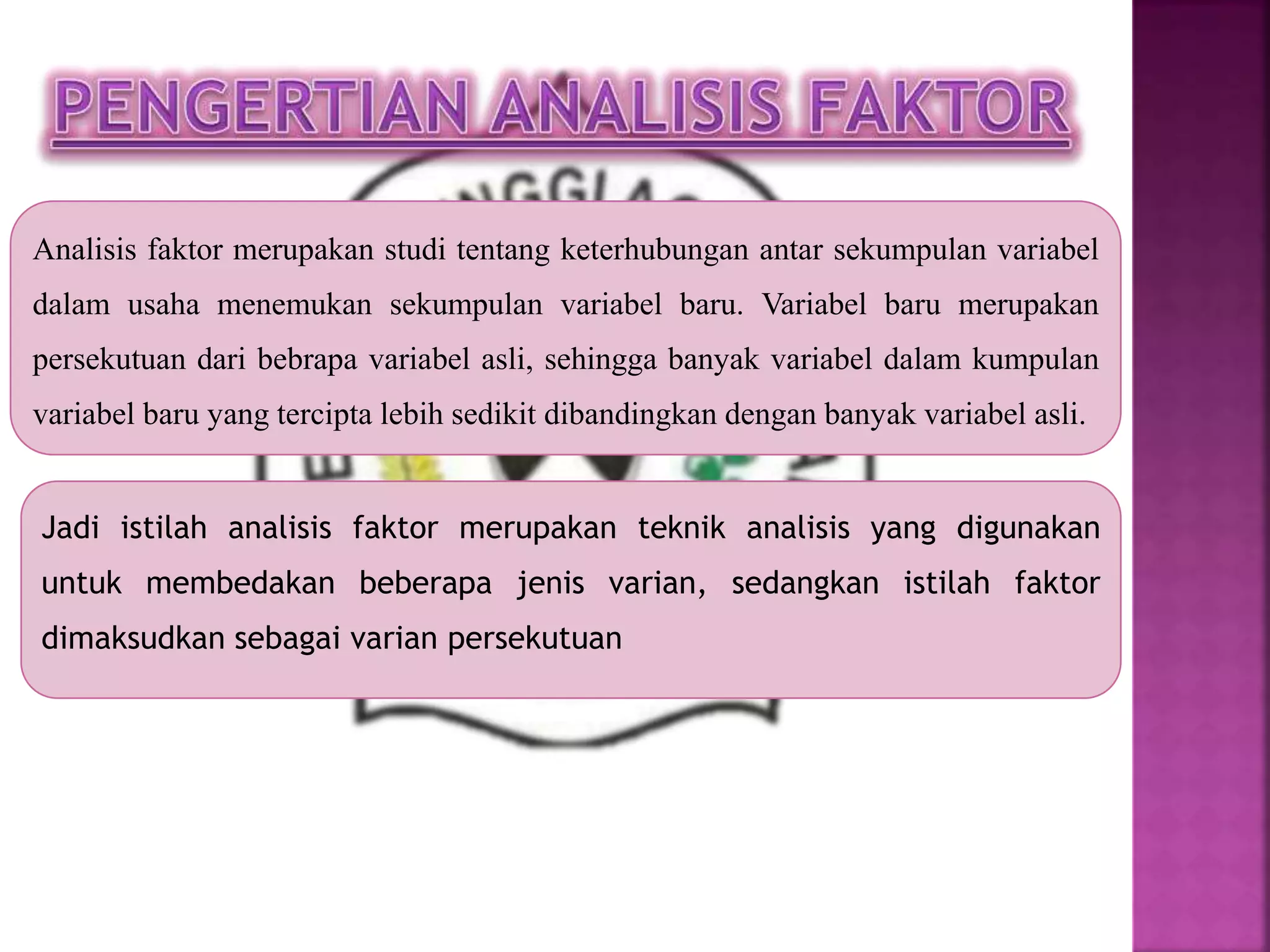 ANALISIS FAKTOR - STATISTIK.pptx