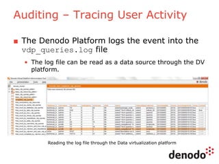 Denodo Data Virtualization Platform: Security (session 5 from Architect ...
