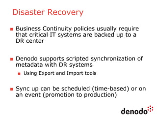 Denodo Data Virtualization Platform: Scalability (session 3 from ...