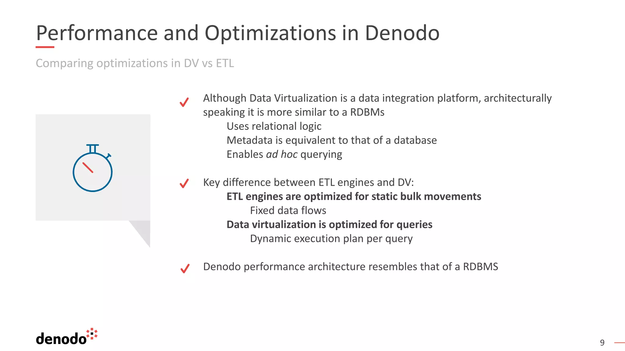 Performance Considerations In Logical Data Warehouse Ppt