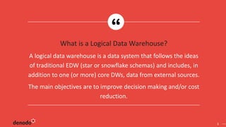 Performance Considerations in Logical Data Warehouse | PDF