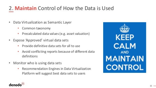 Myth Busters VI: Data Virtualization makes access easier – but what control do I have? | PPT