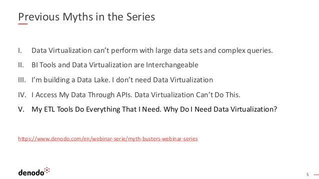 Myth Busters VI: Data Virtualization makes access easier – but what control do I have? | PPT
