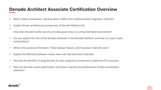 Denodo Partner Connect: Technical Webinar - Architect Associate ...