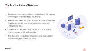 Shaping the Role of a Data Lake in a Modern Data Fabric Architecture | PDF