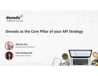 Denodo as the Core Pillar of your API Strategy | PDF | Databases ...