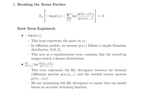 Explanation of the Math Behind Stable Diffusion (DDPMs) | PPT