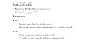 Explanation of the Math Behind Stable Diffusion (DDPMs) | PPT