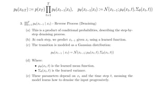 Explanation of the Math Behind Stable Diffusion (DDPMs) | PPT