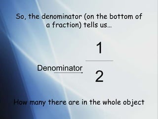 denominators_and_numerators_tuesday.ppt fraction | PPT