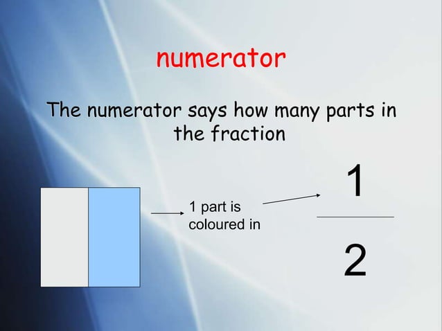 denominators_and_numerators_tuesday.ppt fraction | PPT