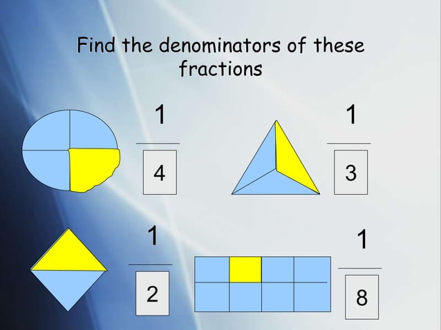 denominators_and_numerators_tuesday.ppt fraction | PPT