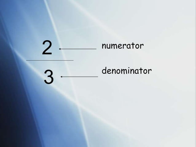 denominators and numerators tuesday mathematics | PPT