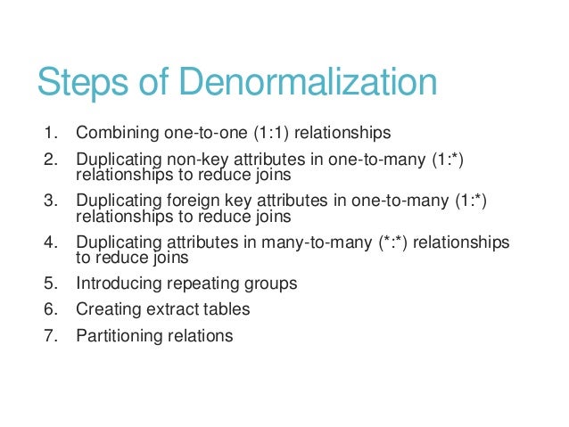 Denormalization Strategies | How Does Denormalization Work – VNUMS