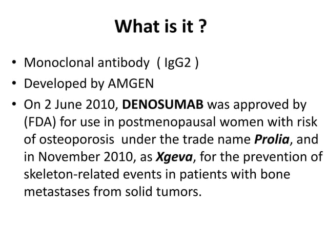 Denosumab | PPTX