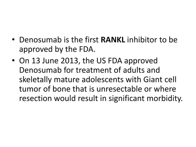 Denosumab | PPTX