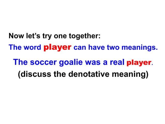 Denotation_and_Connotation ppt for Grade 4 | PPT