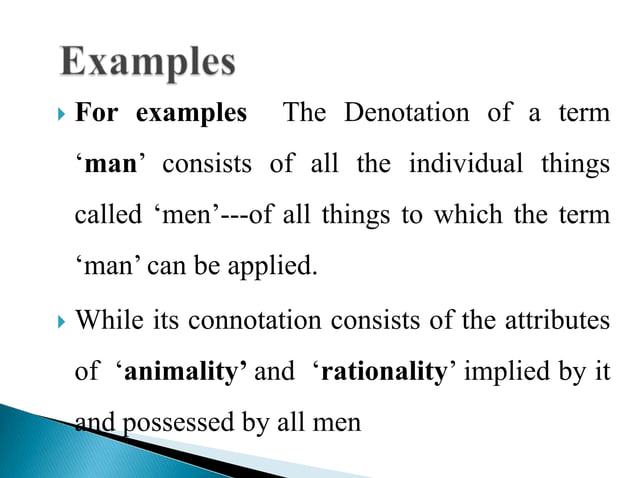 Denotation | PPT