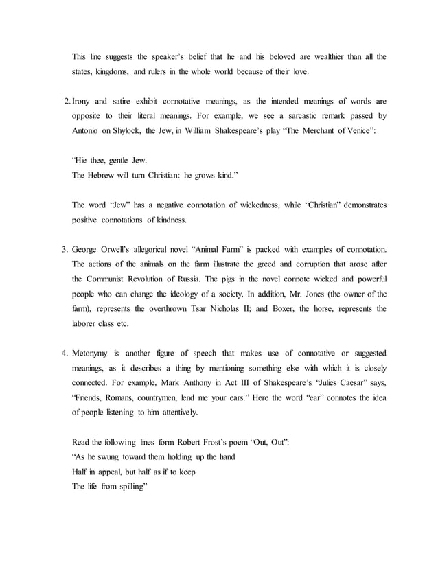 Denotation, Connotation, and Implication | DOCX