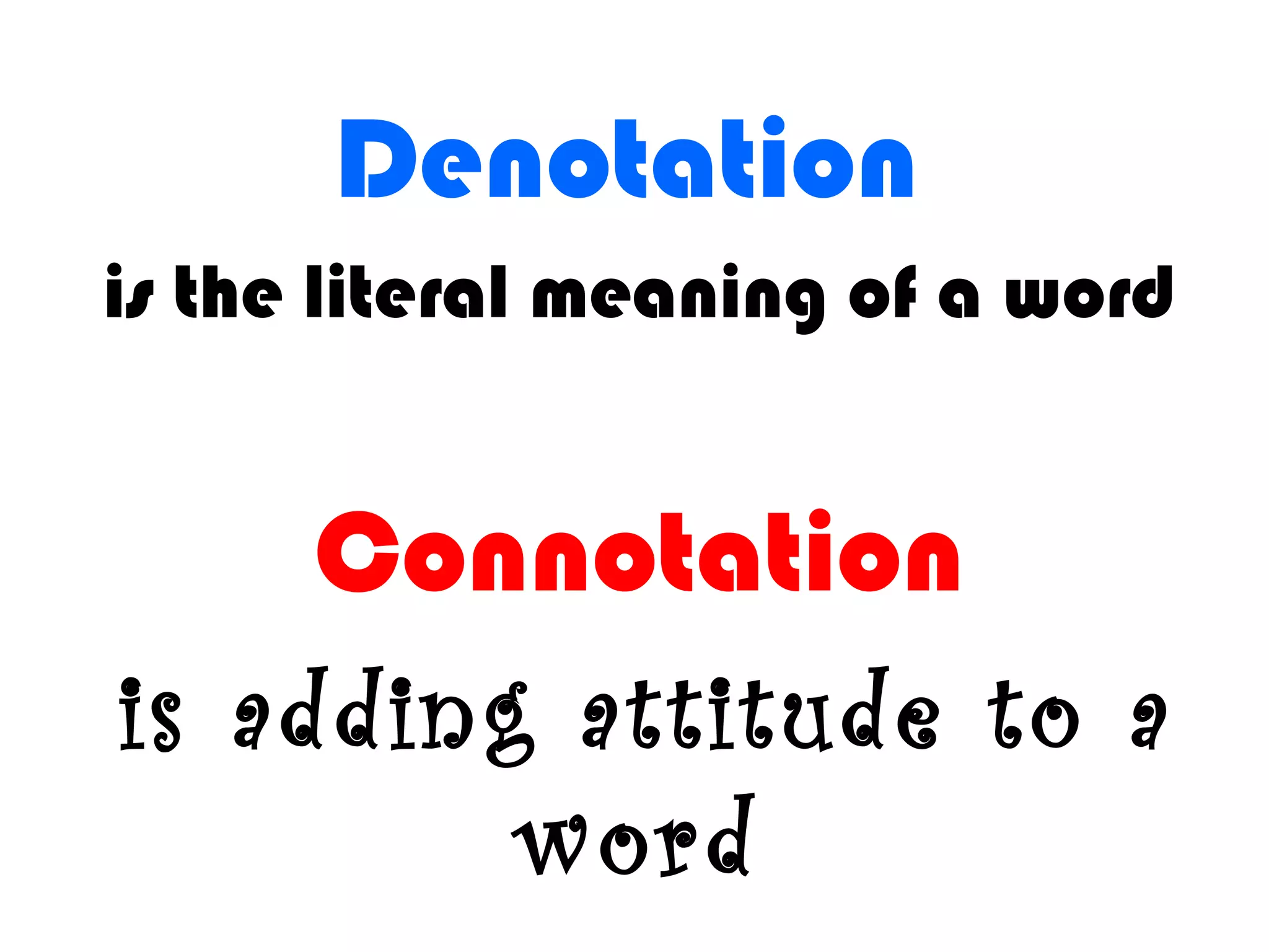 Denotation and-connotation | PPT