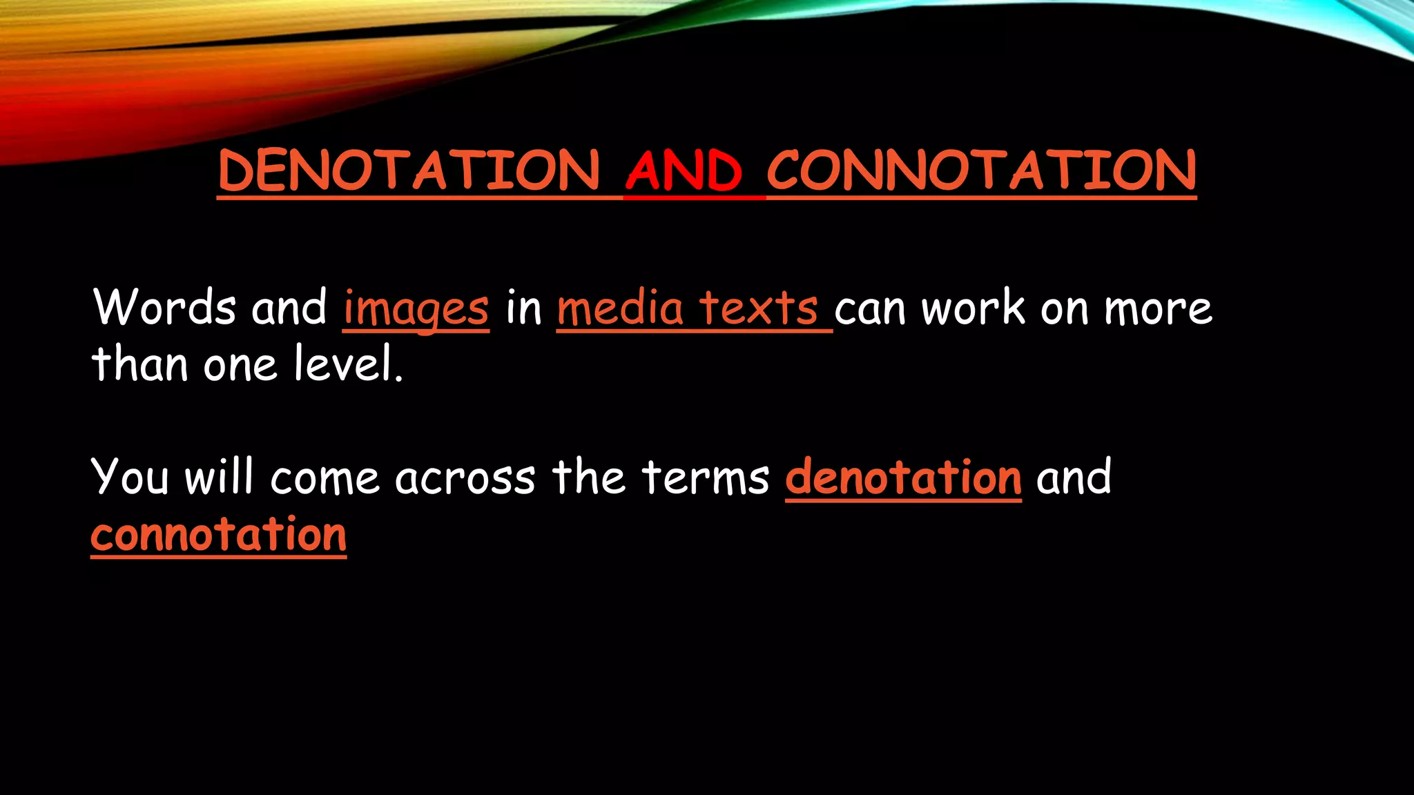Denotation and connotation | PPSX