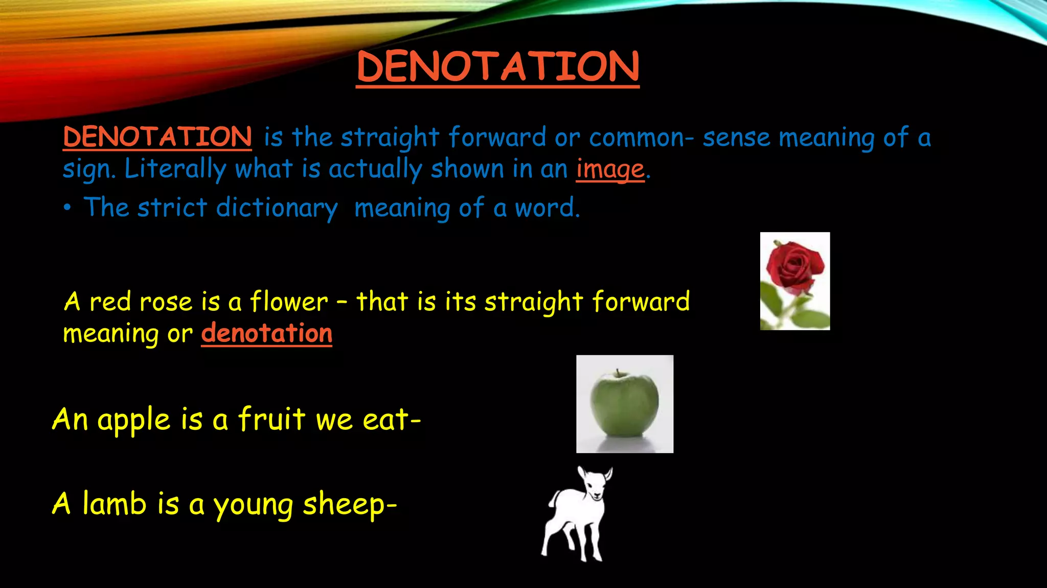 Denotation and connotation | PPSX