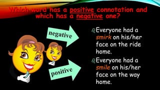 Denotation and connotation | PPSX