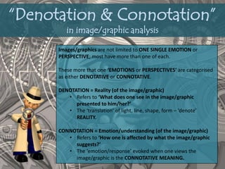 The “Denotation” and “Connotation” of Image/Graphic Analysis | PPT