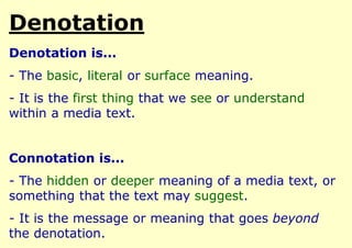 Denotations & Connotations Presentation | PPT